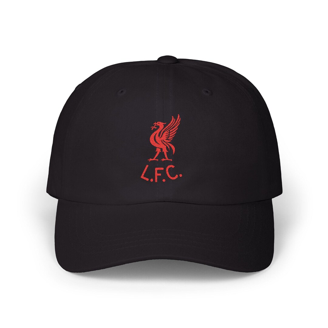 Liverpool F.C. Cap, Red Liverpool Liver Bird Cap , Soccer Cap ...