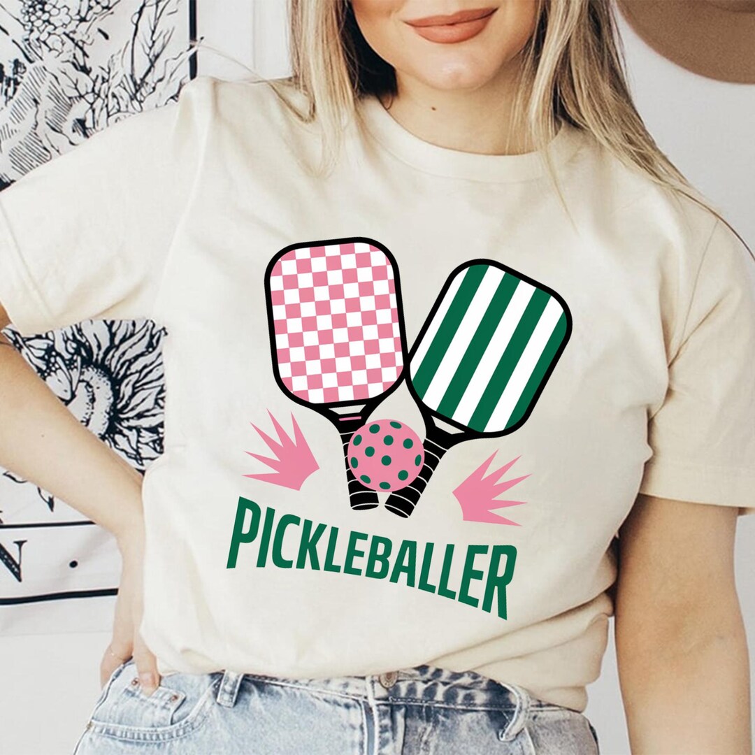 Pickleballer PNG Digital Preppy Pickleball Sweatshirt File Pickleball ...