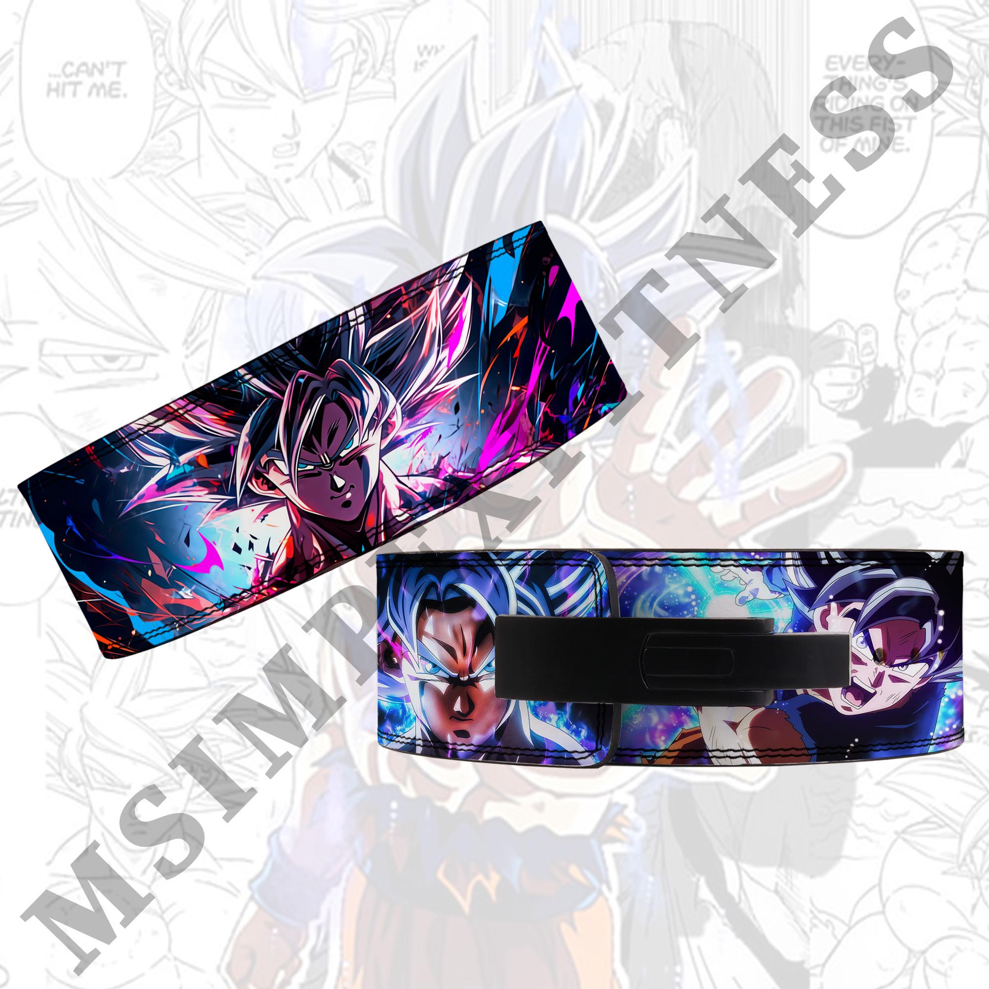 Goku Anime Lever Belt Goku Ultra Instinct Belt Powerlifting Custom ...