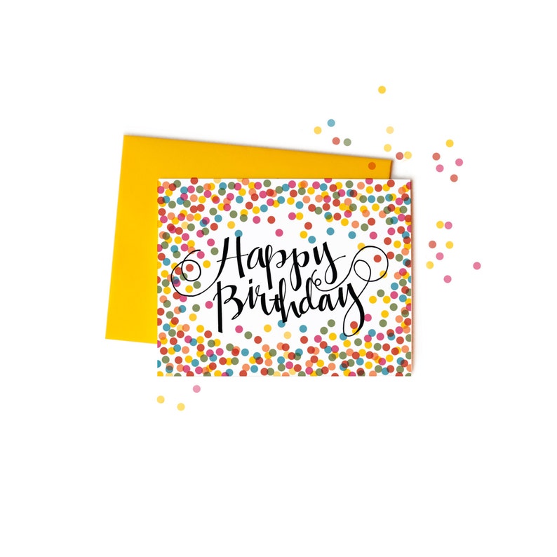 Konfetti Happy Birthday - Etsy.de