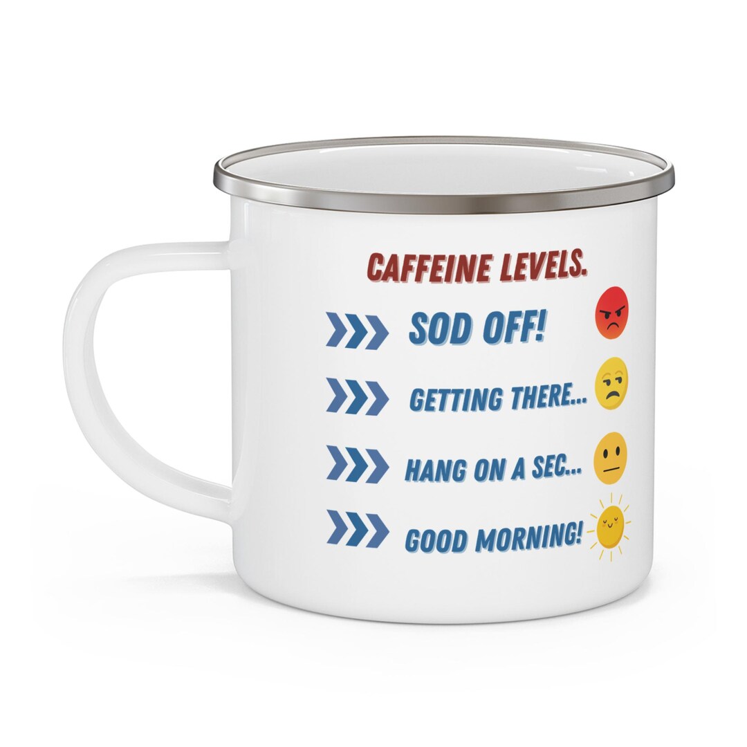 British Slang Mug for Coffee Lovers. Enamel Camping an D Insulated Mug ...