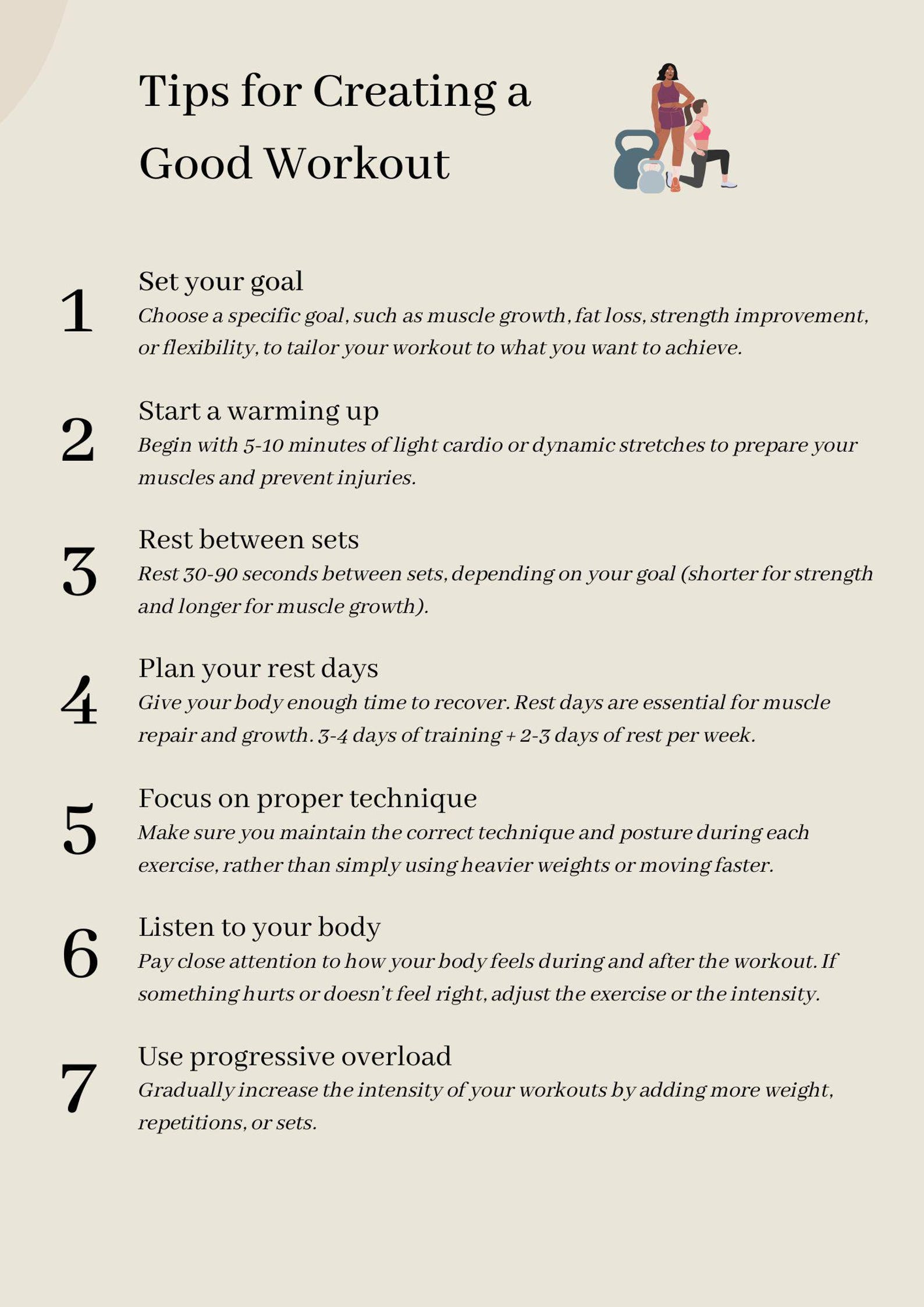 Workout Planner & Progress Tracker – Your Personal Fitness Schedule - Etsy