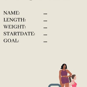 Workout Planner & Progress Tracker – Your Personal Fitness Schedule - Etsy