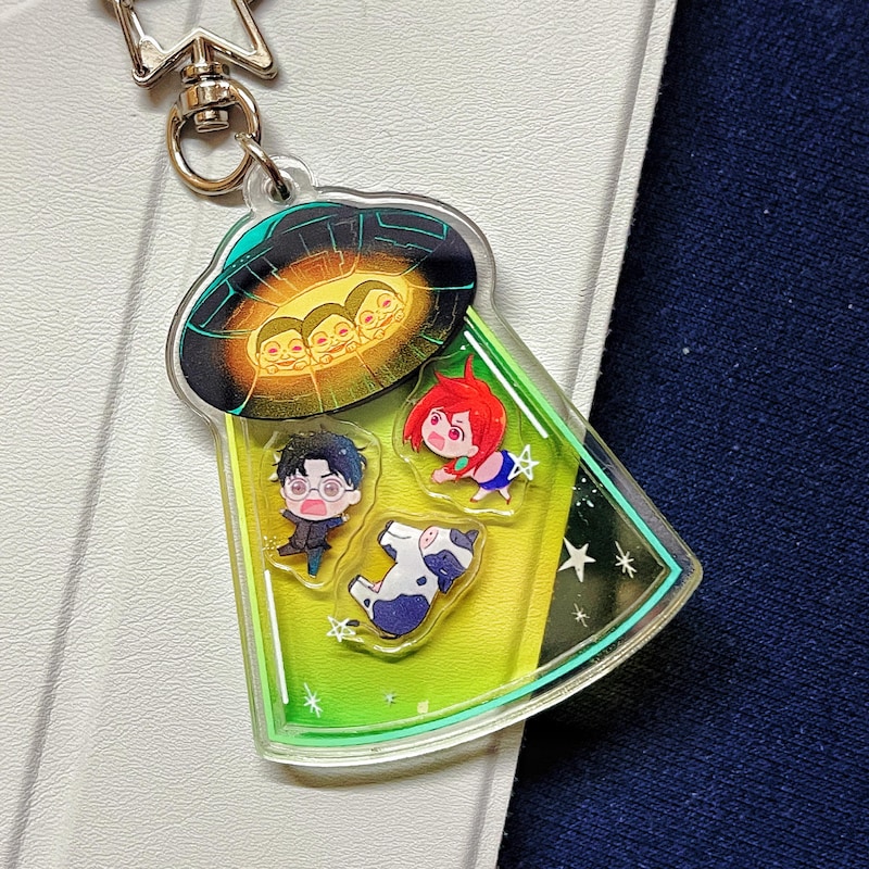 Dandadan Keychain Charm - Etsy