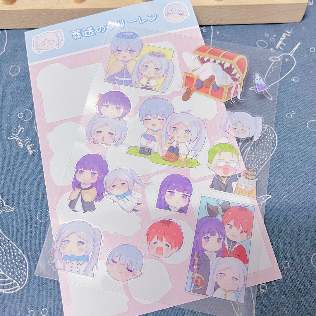 Frieren Stickers - Etsy