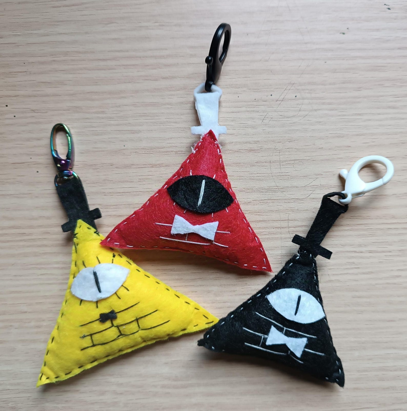 Bill Cypher Gravity Falls Handmade Keychain | Bill Cypher Llavero Hecho ...