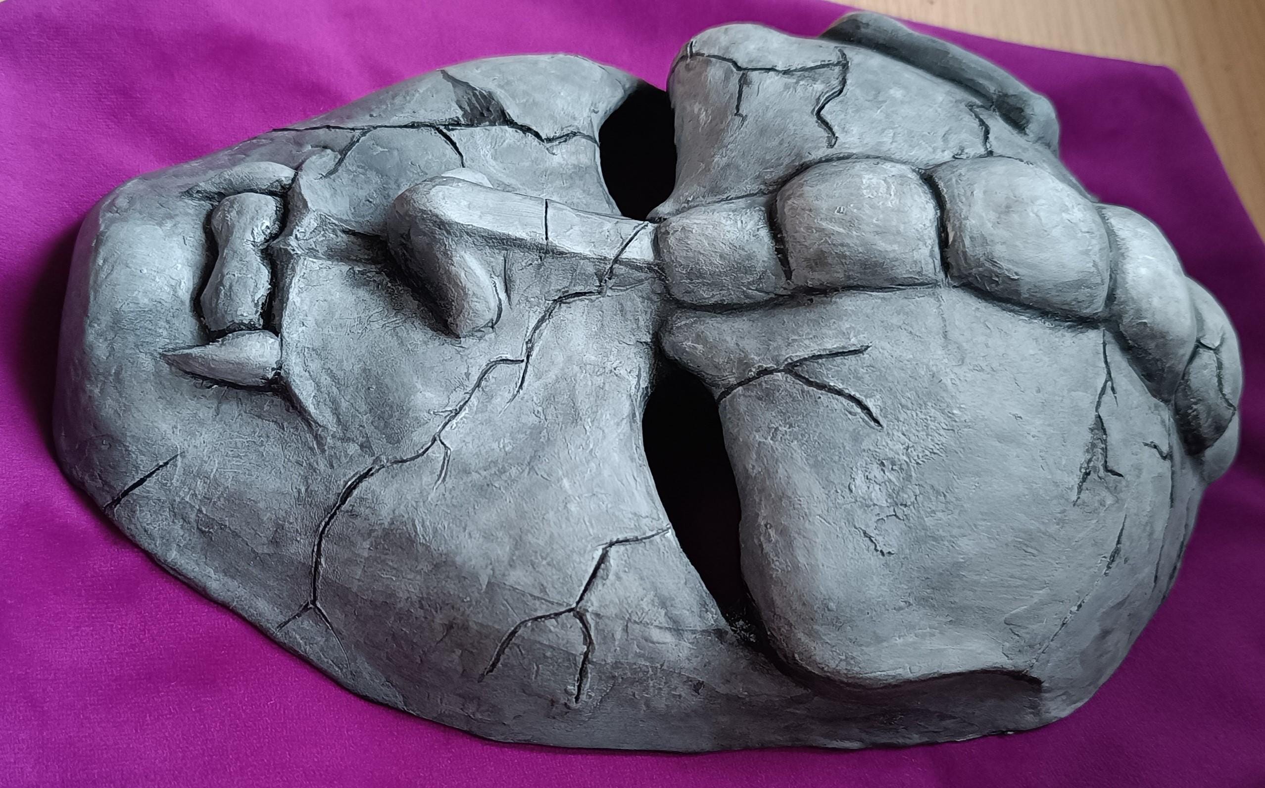 Jojo's Bizarre Adventure Stone Vampire Mask | Handmade Stone Dio Brando ...