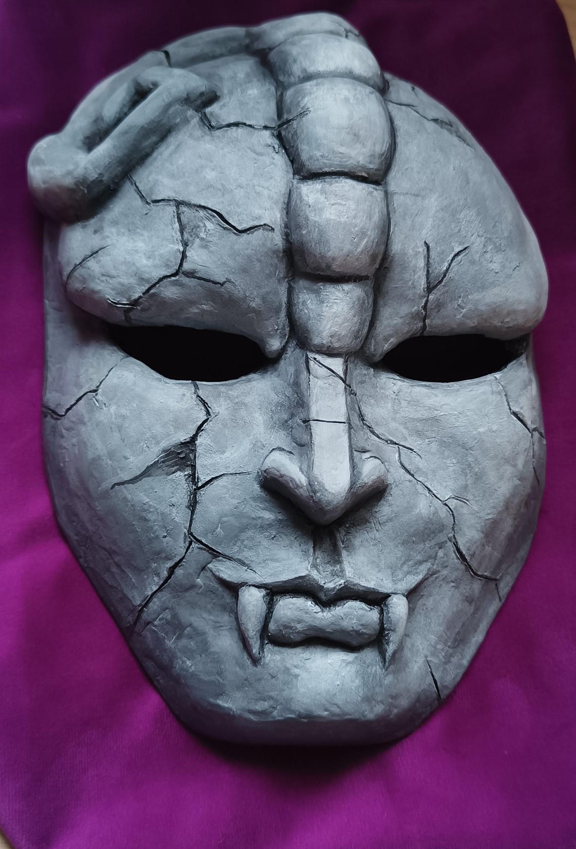Jojo's Bizarre Adventure Stone Vampire Mask | Handmade Stone Dio Brando ...