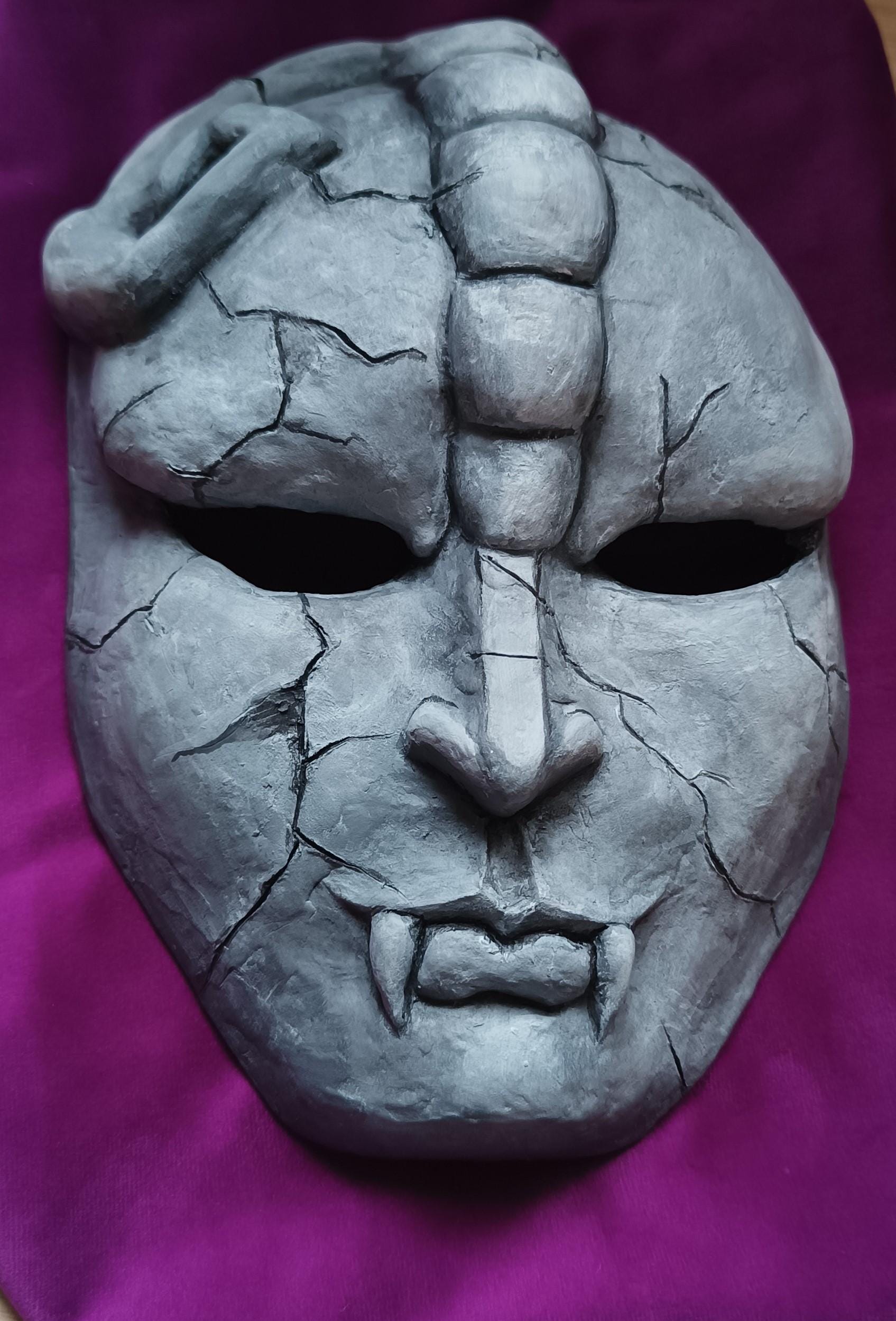 Jojo's Bizarre Adventure Stone Vampire Mask | Handmade Stone Dio Brando ...