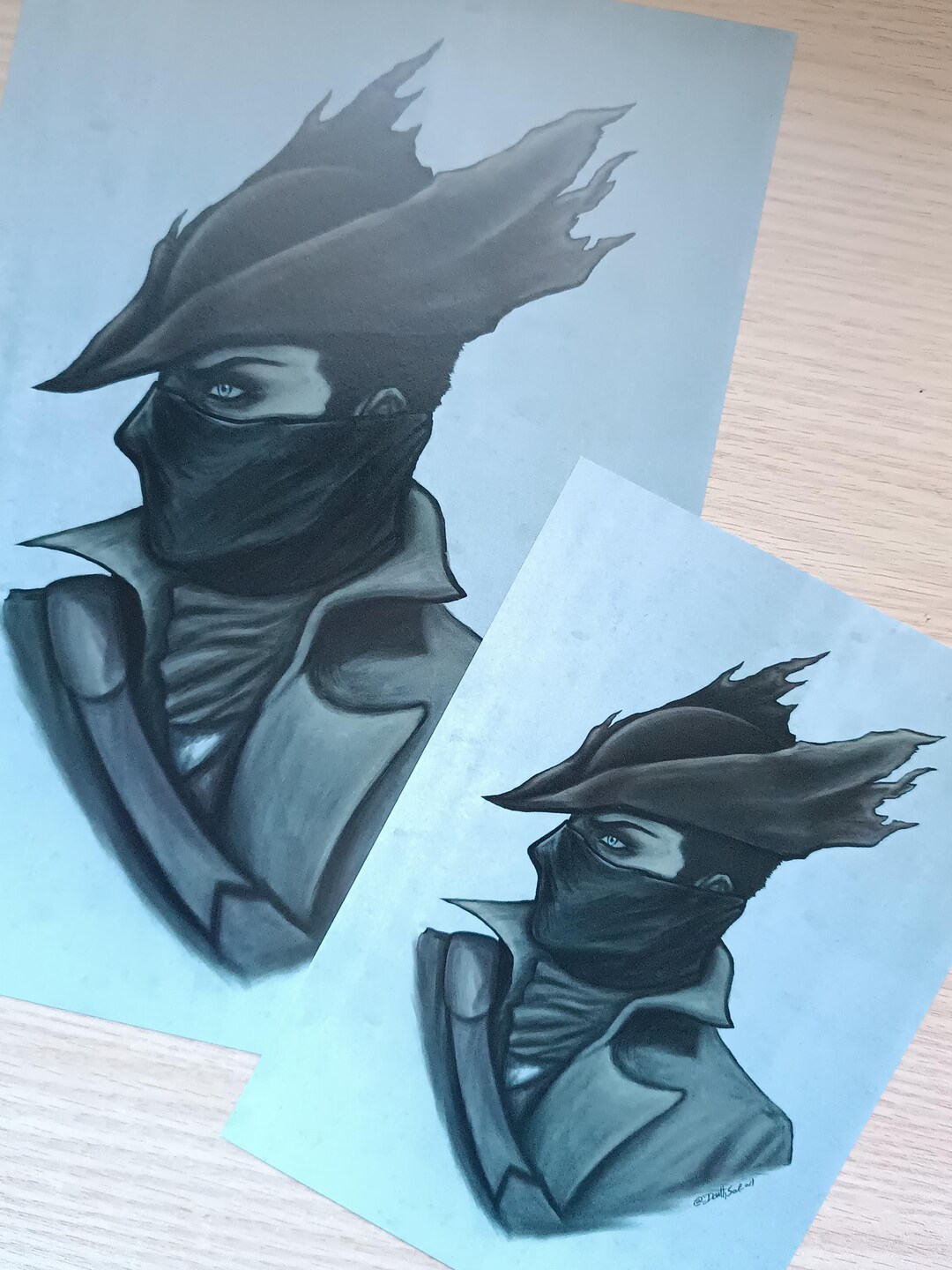 Bloodborne Print Poster in A4 and A5 | Bloodborne Stickers - Etsy