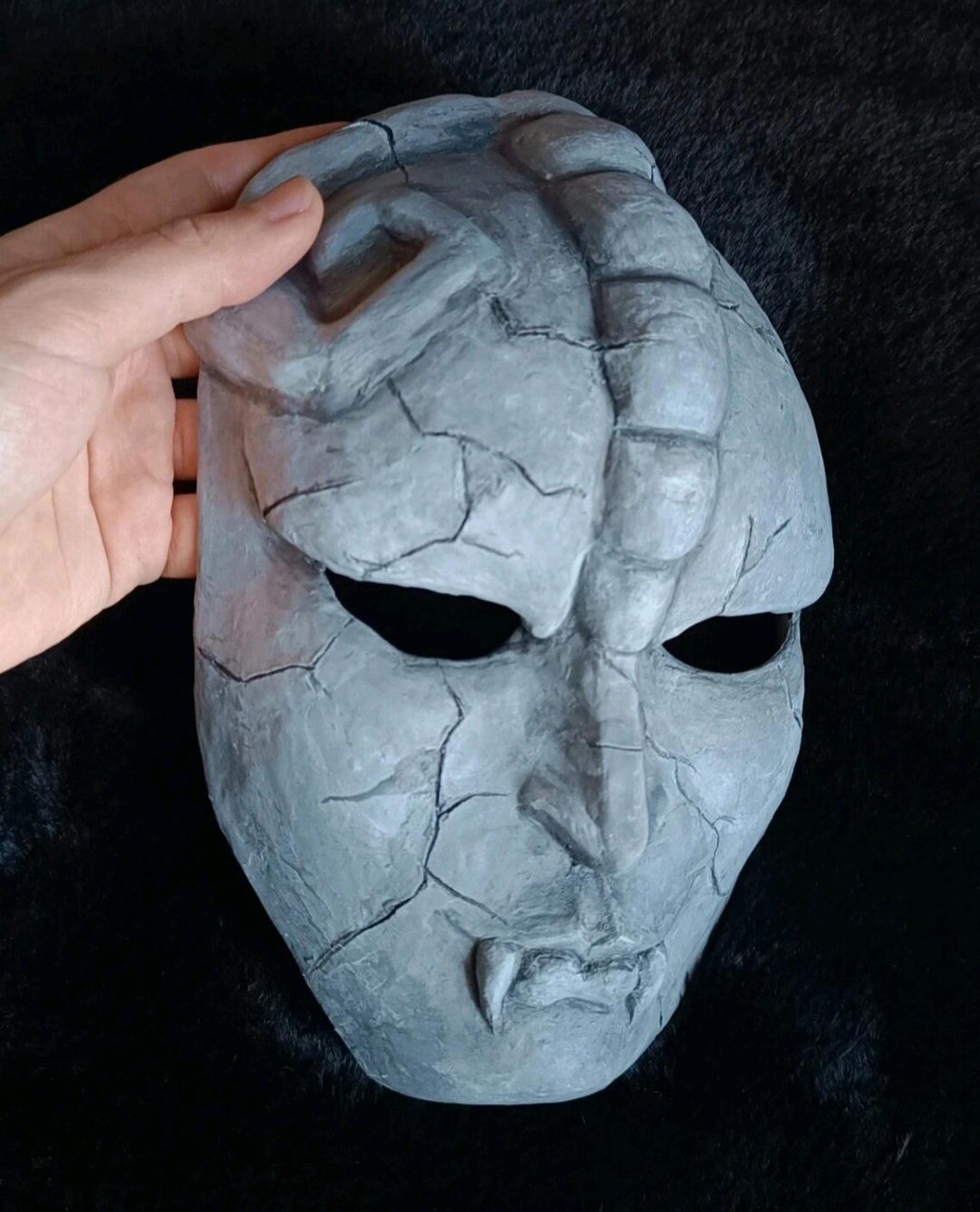 Jojo's Bizarre Adventure Stone Vampire Mask | Handmade Stone Dio Brando ...