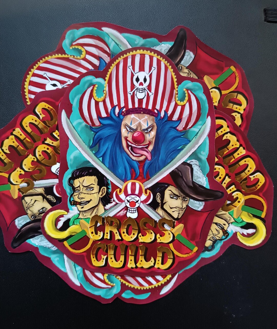 One Piece Cross Guild Big Stickers 12 Cm - Etsy