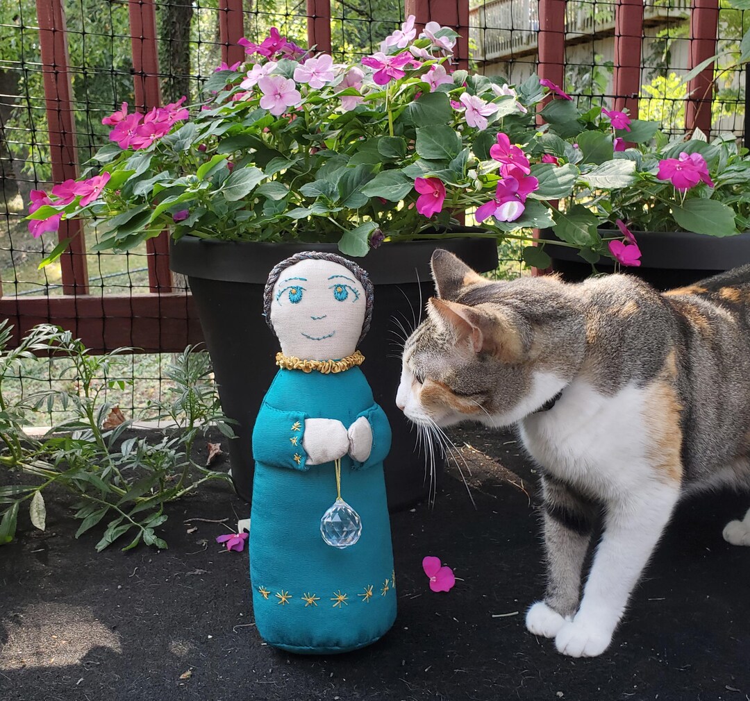 Weather Resistant Outdoor Doll With Crystal Suncatcher for Deck, Patio ...