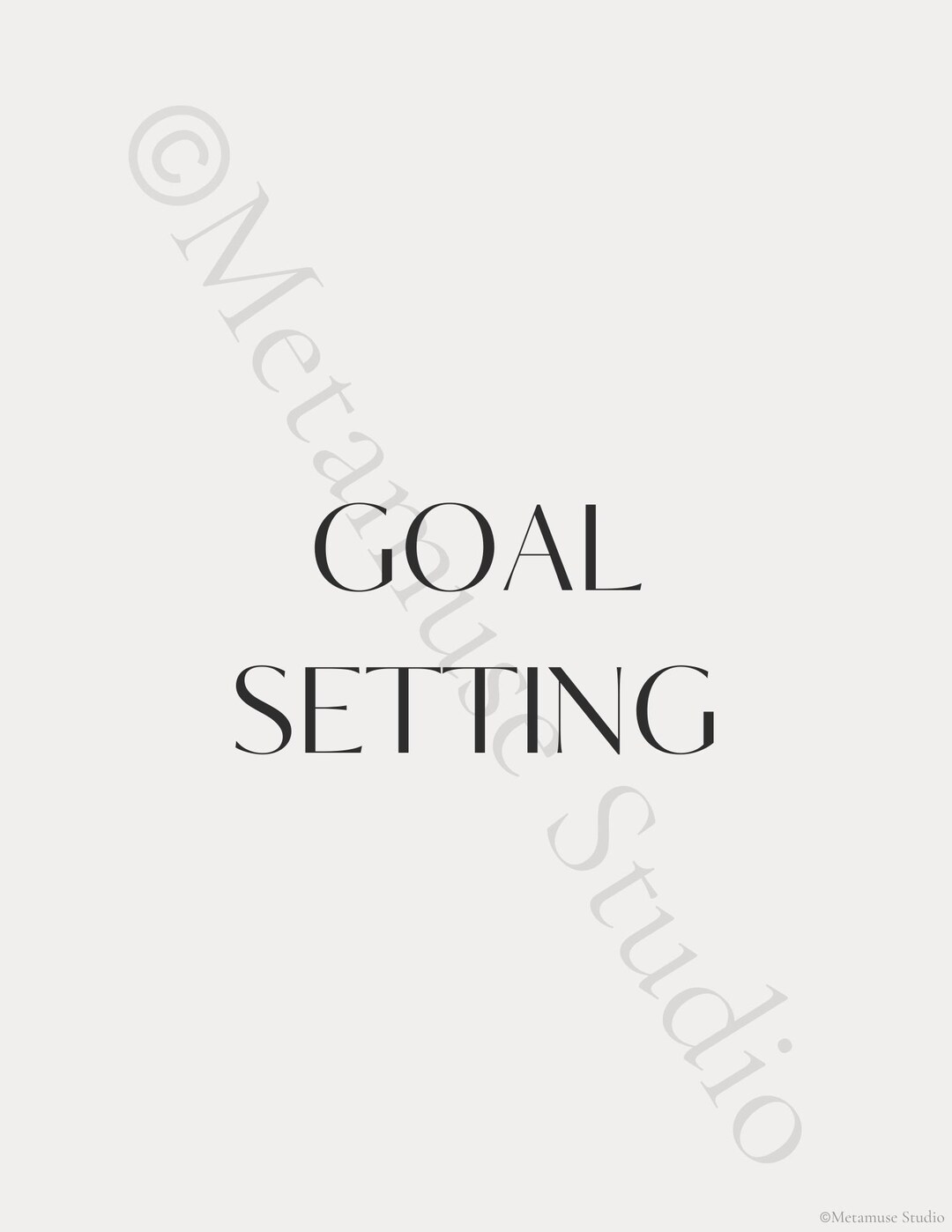 Printable Goal Setting Template Achieve Your Dreams With Easy Planning ...