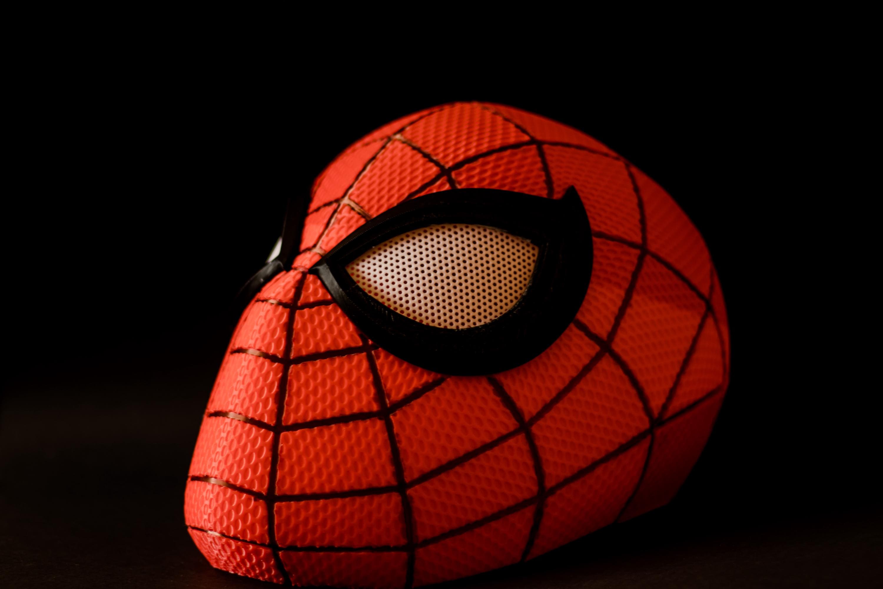 3D Printed Spiderman Mask - Wearable & Magnetic Assembly - Etsy