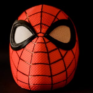3D Printed Spiderman Mask - Wearable & Magnetic Assembly - Etsy