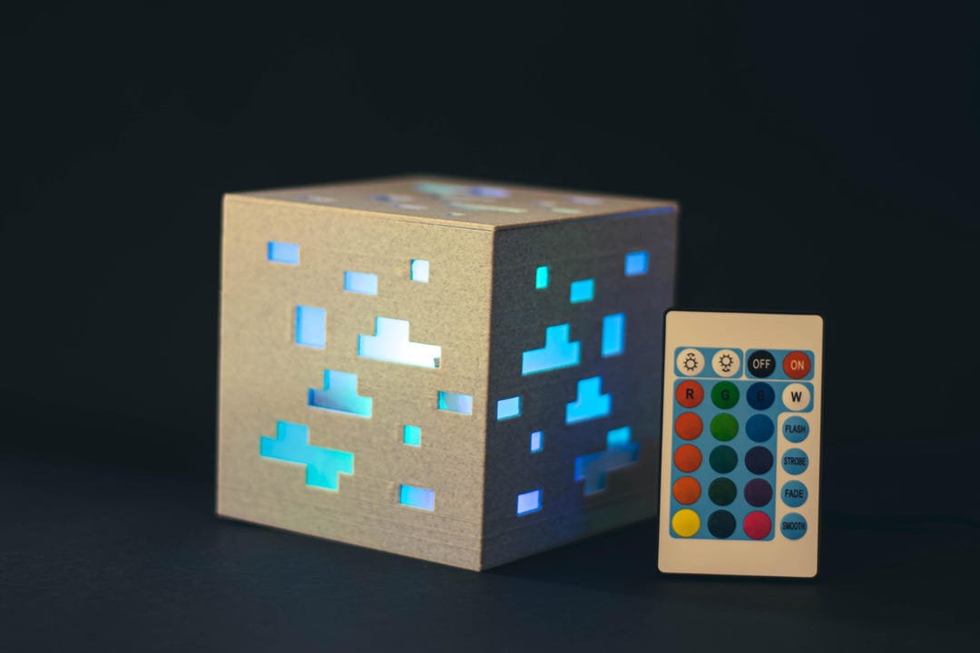 Minecraft Ore Lamp - Etsy