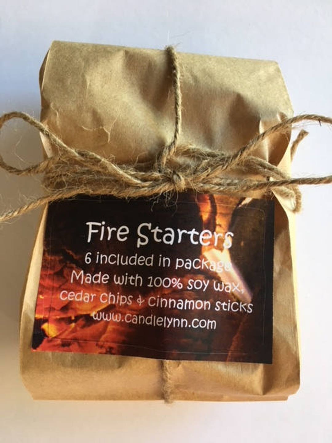 FIRE STARTERS - 2 Packages - Cedar With Cinnamon Sticks - Campfire ...
