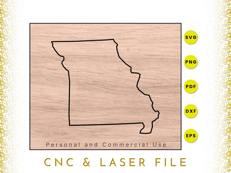 Missouri State Map | Missouri SVG | Missouri PNG | Missouri Map Clipart ...