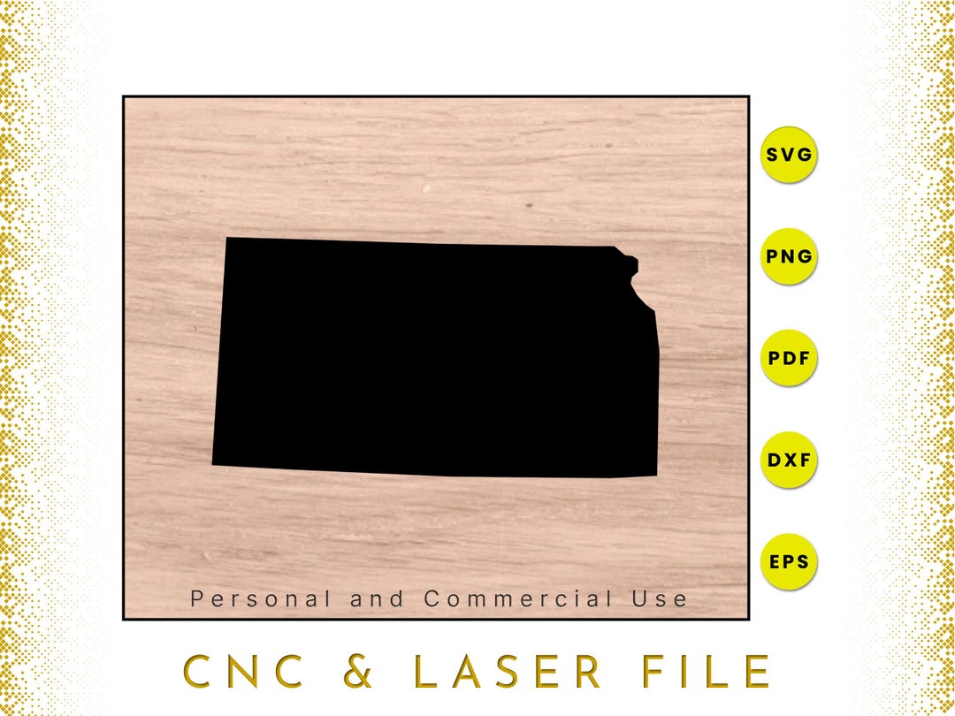 Kansas State Map | Kansas SVG | Kansas PNG | Kansas Map Clipart ...