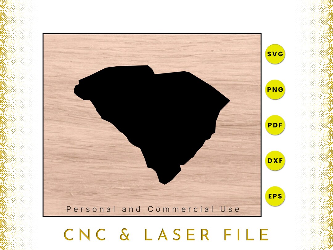 South Carolina State Map | South Carolina SVG | South Carolina PNG ...