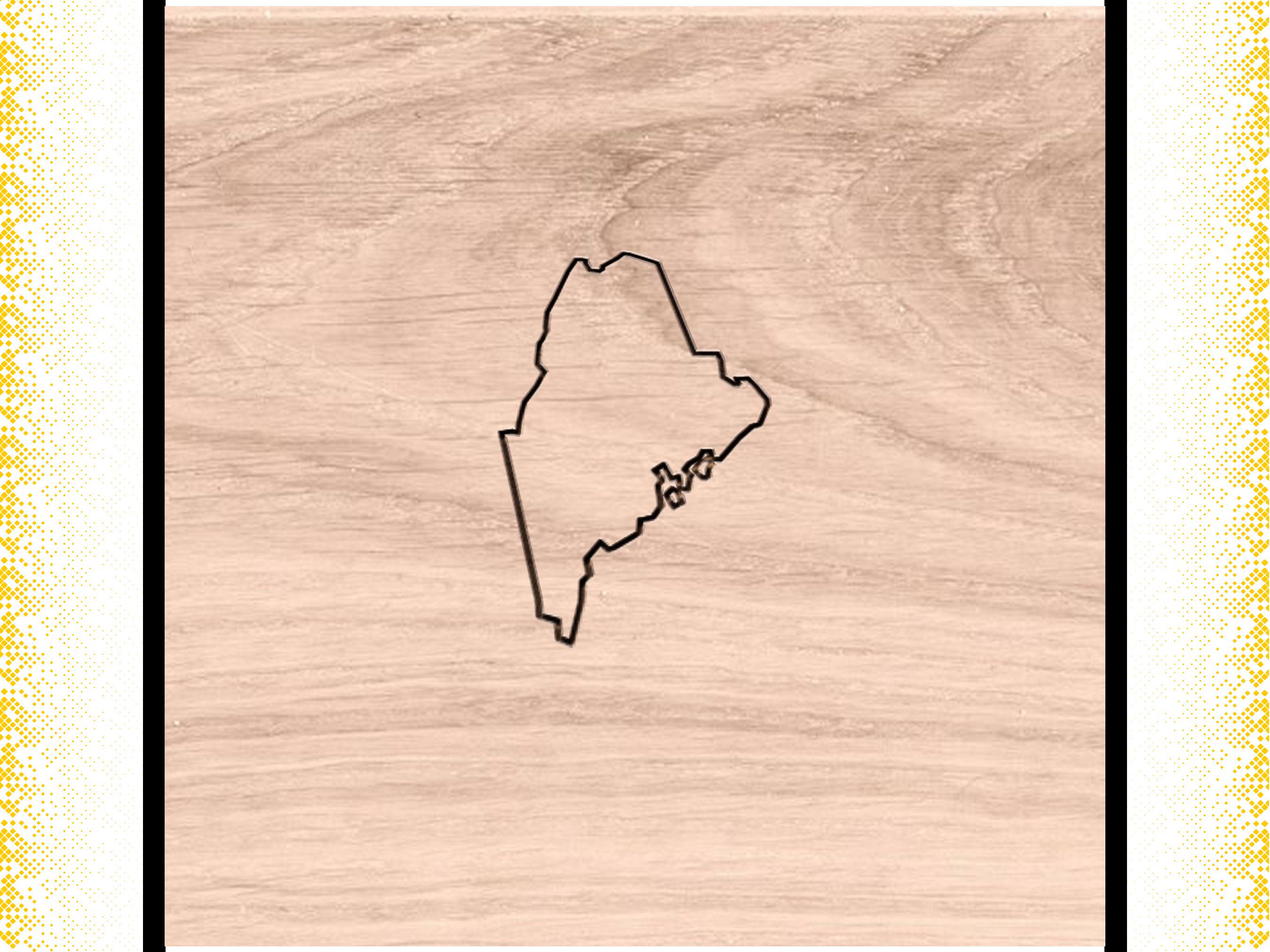 Maine State Map | Maine SVG | Maine PNG | Maine Map Clipart | Cricut ...