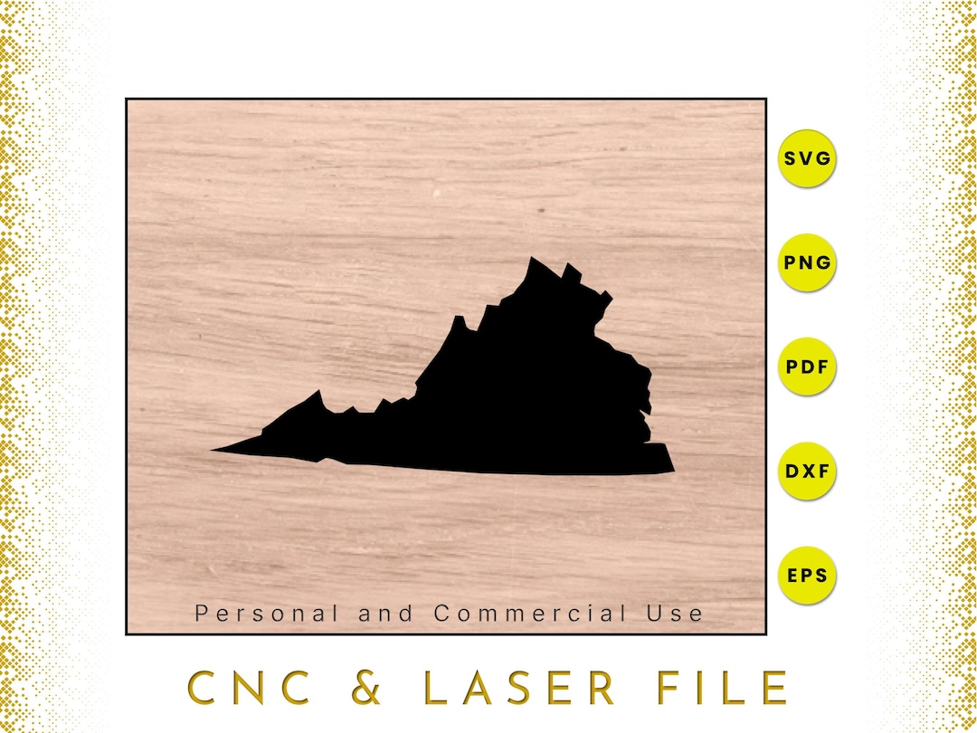 Virginia State Map | Virginia SVG | Virginia PNG | Virginia Map Clipart ...