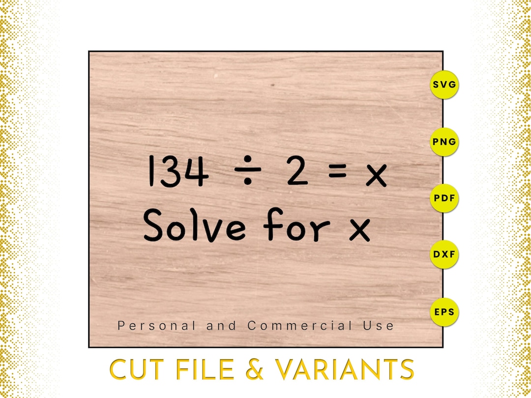 67 Solve for X | Funny Math 67 Meme | Cricut Silhouette Glowforge Laser ...