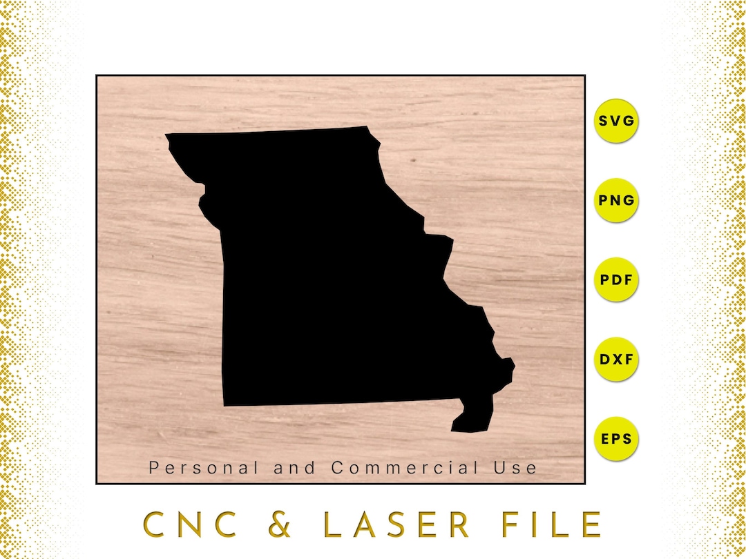 Missouri State Map | Missouri SVG | Missouri PNG | Missouri Map Clipart ...