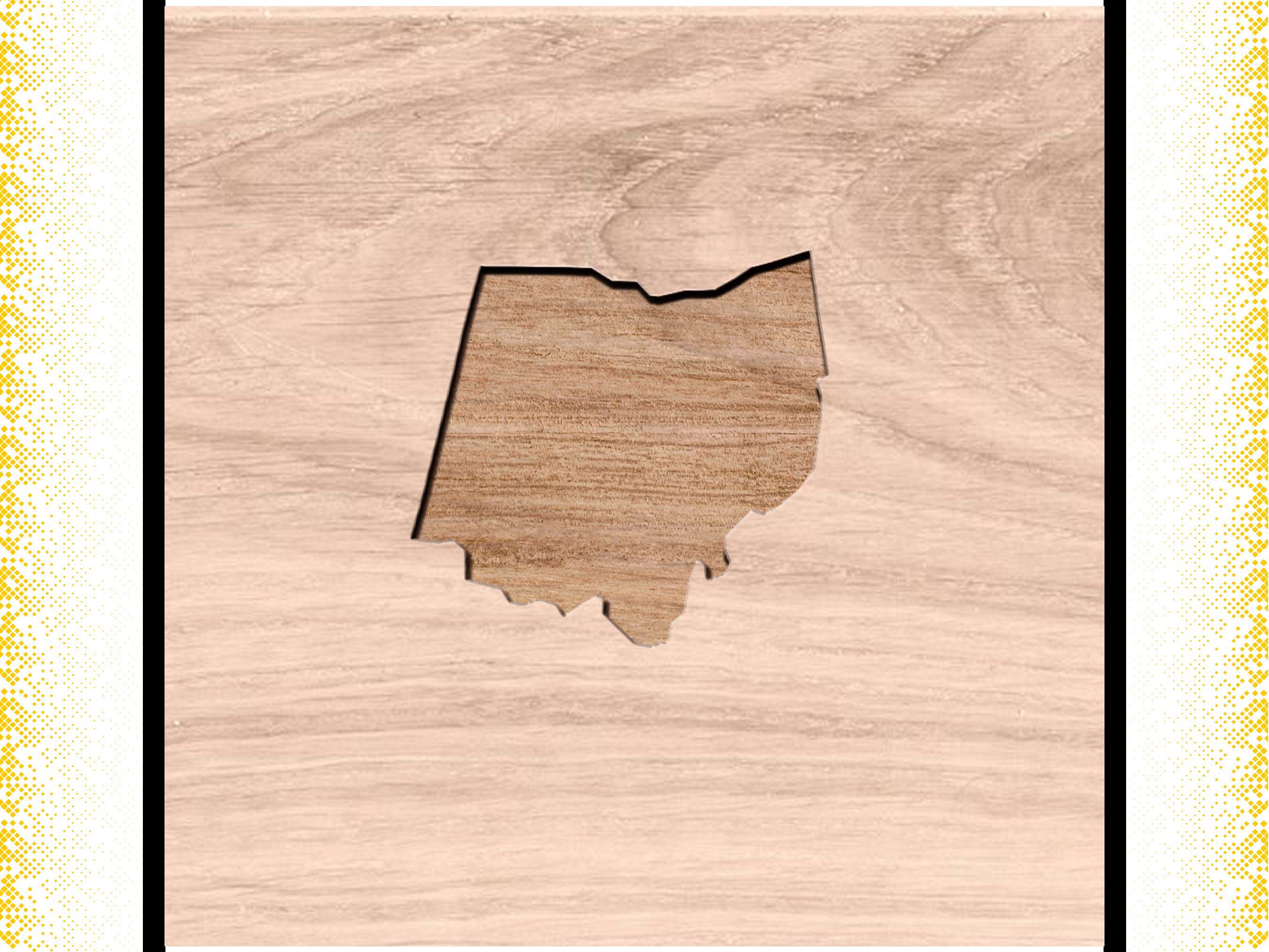 Ohio State Map | Ohio SVG | Ohio PNG | Ohio Map Clipart | Cricut and ...