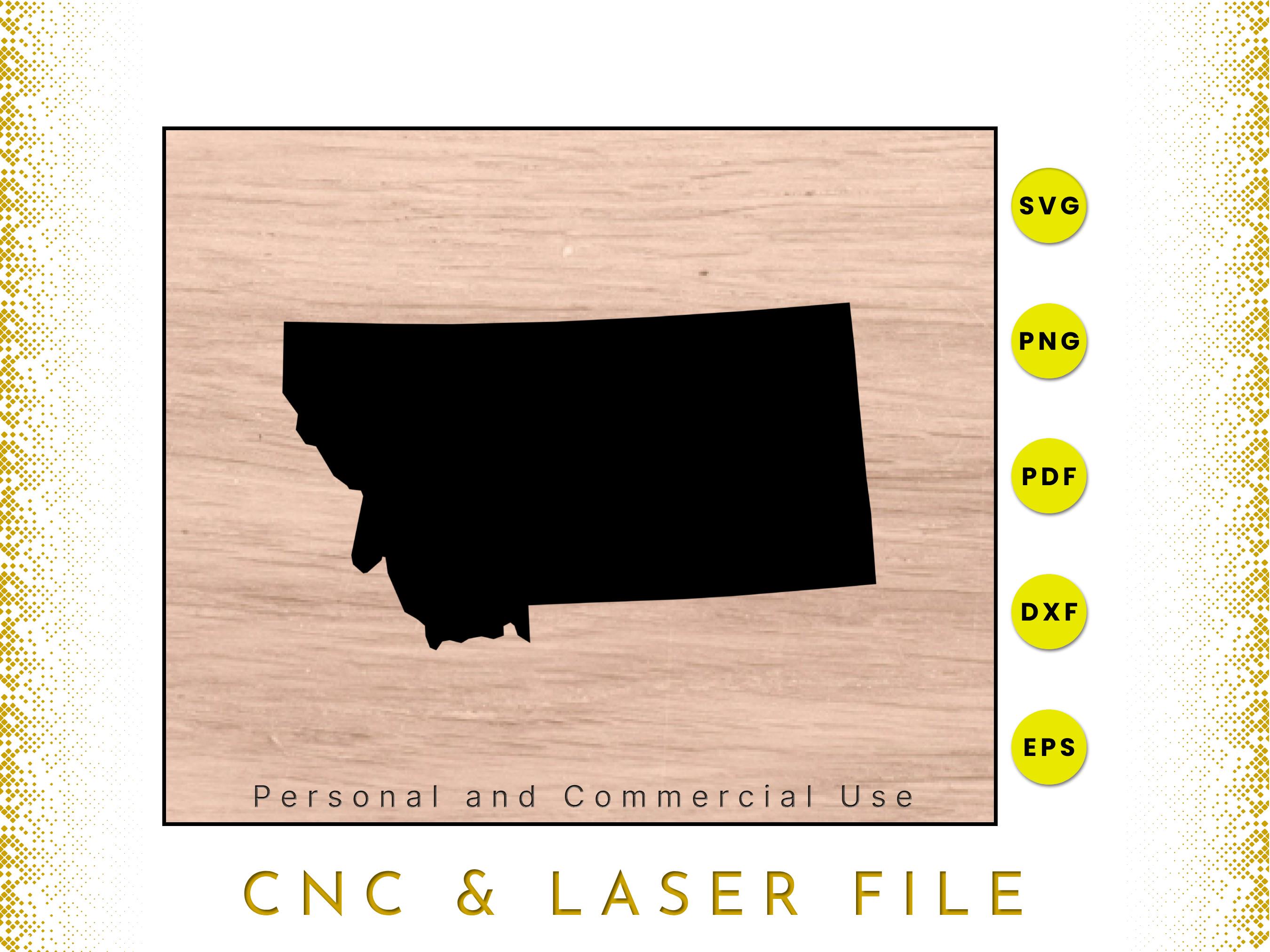 Montana State Map | Montana SVG | Montana PNG | Montana Map Clipart ...