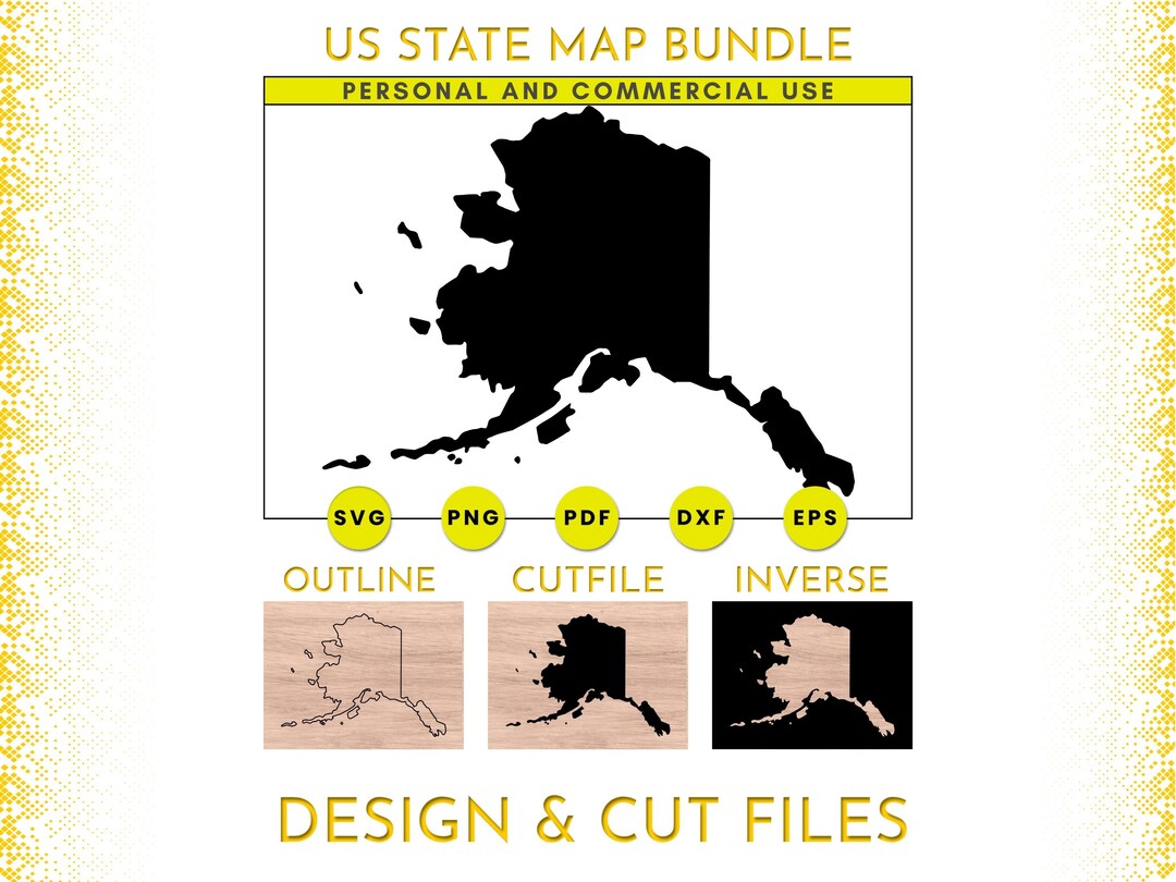 Alaska State Map | Alaska SVG | Alaska PNG | Alaska Map Clipart ...