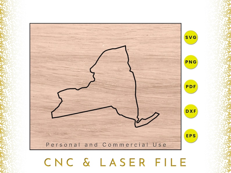 New York State Map | New York SVG | New York PNG | New York Map Clipart ...