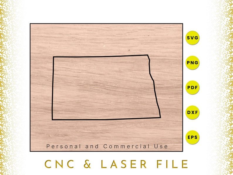 North Dakota State Map | North Dakota SVG | North Dakota PNG | North ...