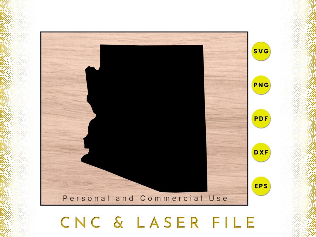 Arizona State Map | Arizona SVG | Arizona PNG | Arizona Map Clipart ...