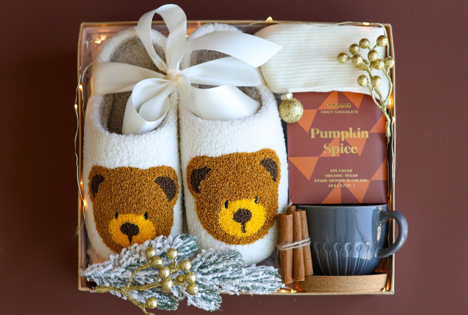Secret Santa Gift | Corporate Holiday Gift Box | Winter Gift Box | Cozy ...
