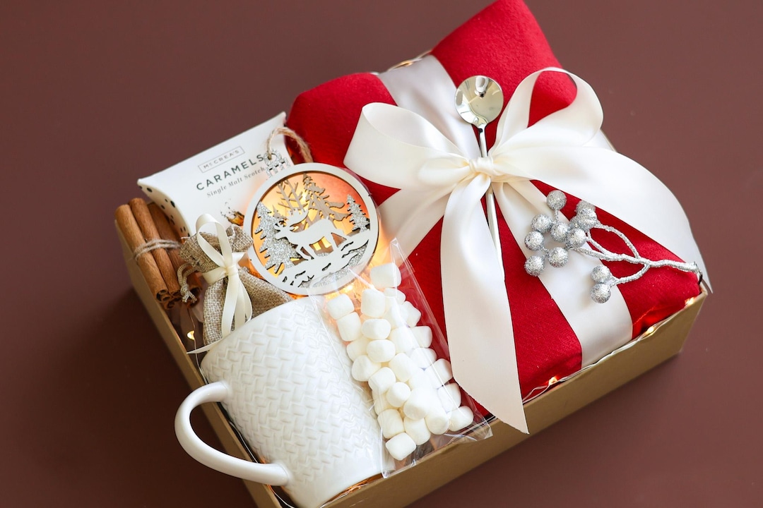 Secret Santa Gift | Corporate Holiday Gift Box | Winter Gift Box | Cozy ...