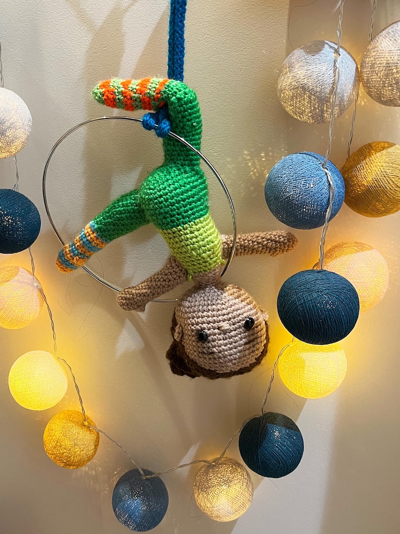 Aerial Hoop Acrobat Crochet Amigurumi Pattern - PDF Download - Etsy