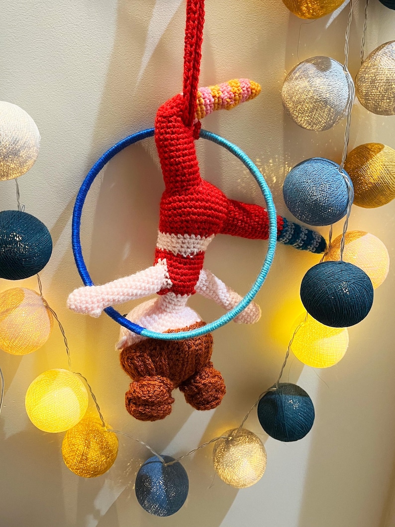 Aerial Hoop Acrobat Crochet Amigurumi Pattern - PDF Download - Etsy