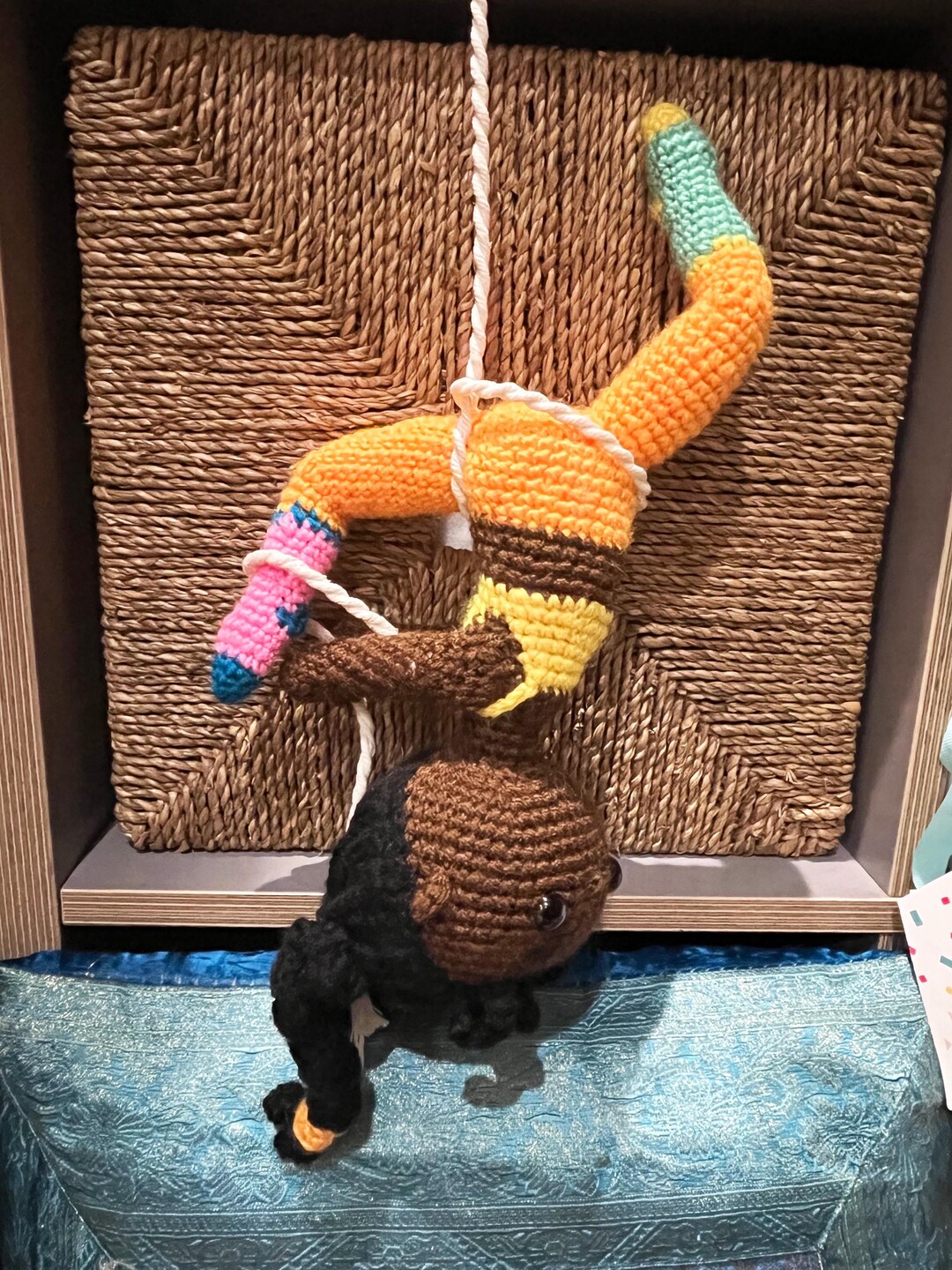 Aerial Rope Acrobat Crochet Amigurumi Doll in Yellow - Etsy