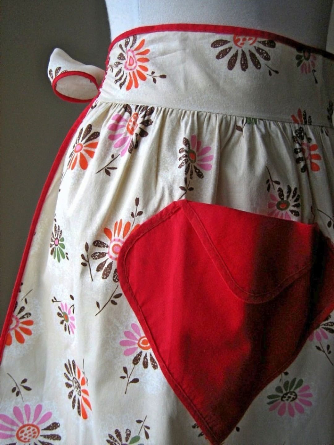 APRON Kitchen Pinafore Retro Cook Chef Skirt Cover Vintage - Etsy