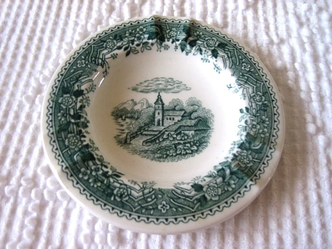 Vintage Antique Pin Dish Porcelain China Plate Jewelry Tray - Etsy