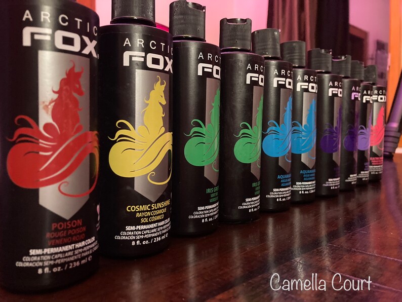 Arctic Fox Hair Colors, Photo - Etsy