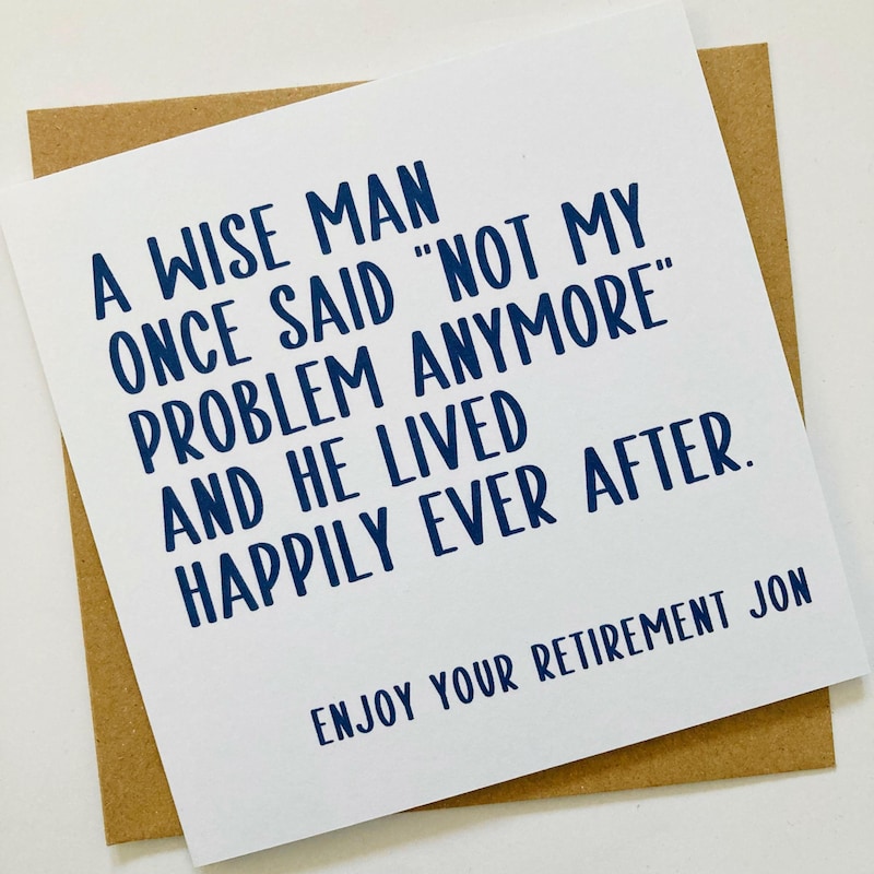 Uk Work Leaving Card - Etsy UK