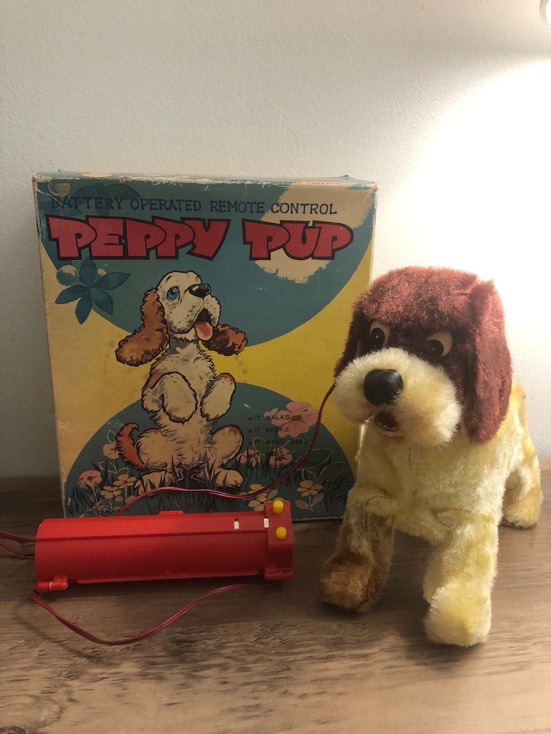 Vintage 1950’s Battery Operated Remote Control Peppy Pup Toy - D22 - Etsy