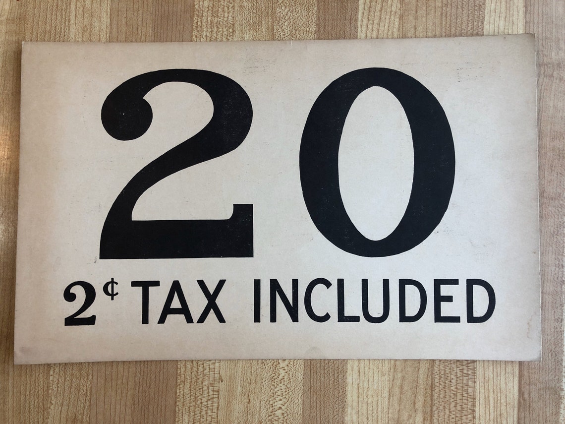 Vintage Original Gas Price Sign - Etsy