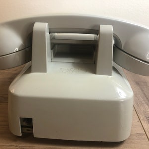Vintage Grey Rotary Tabletop Desk Telephone Phone - Etsy