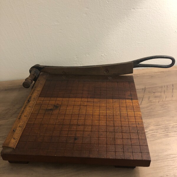 Antique Paper Cutter - Etsy