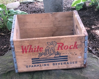White Rock Soda Crate - Etsy