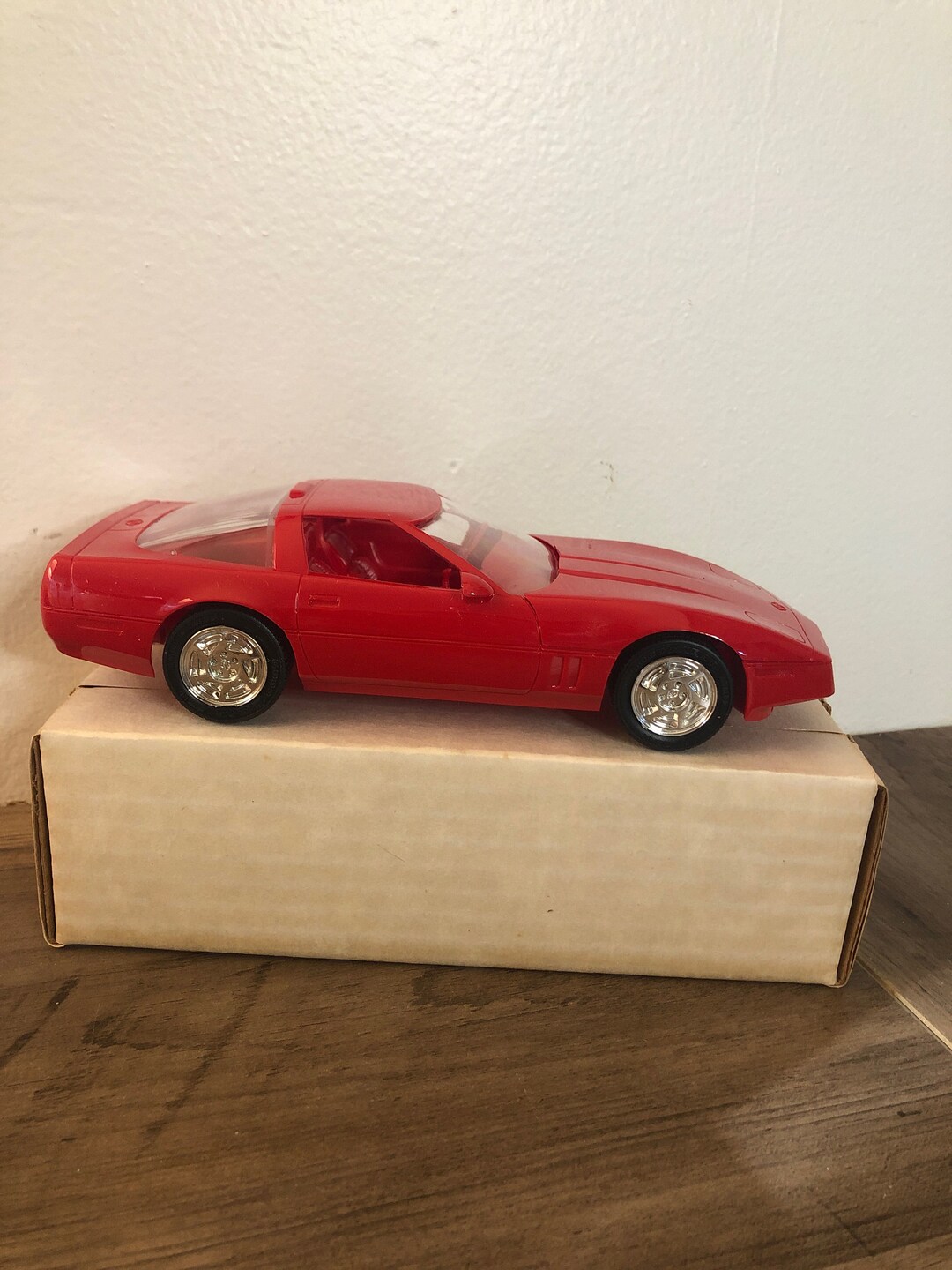 Vintage 1990 Bright Red Chevrolet Corvette ZR-1 Dealership Promotional ...